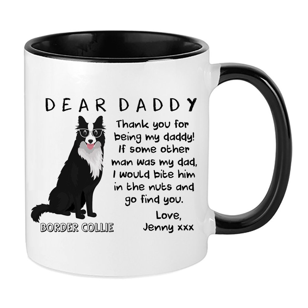 Fathers Day Gift Personalised Dog Daddy Thank You for Being My - Etsy UK