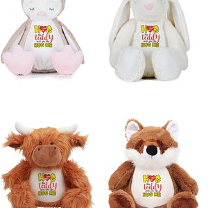 Hug This Teddy Untill You Can Hug Me Themed Soft Teddy Bear Valentines ...