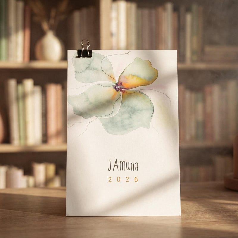 Art Desk Top Calendar - Etsy UK