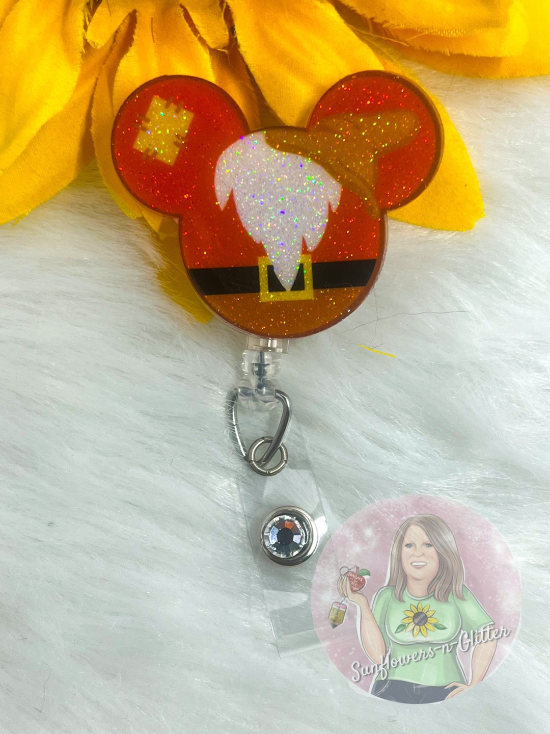 Doc the Dwarf Disney Badge Reel Disney Badge Reel-snow White and 7 ...