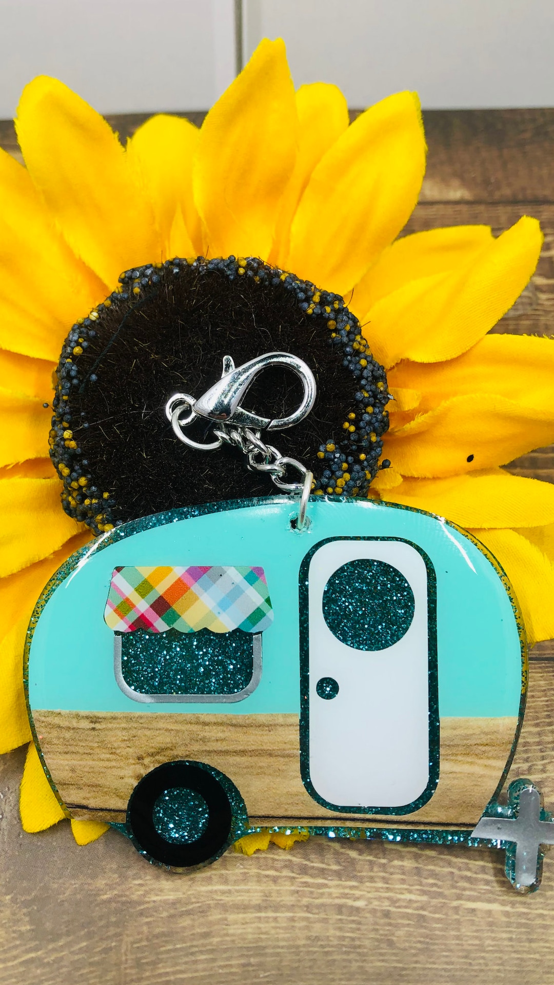 Camper Keychain Retro Camper Keychain Camping Keychain Personalized and ...