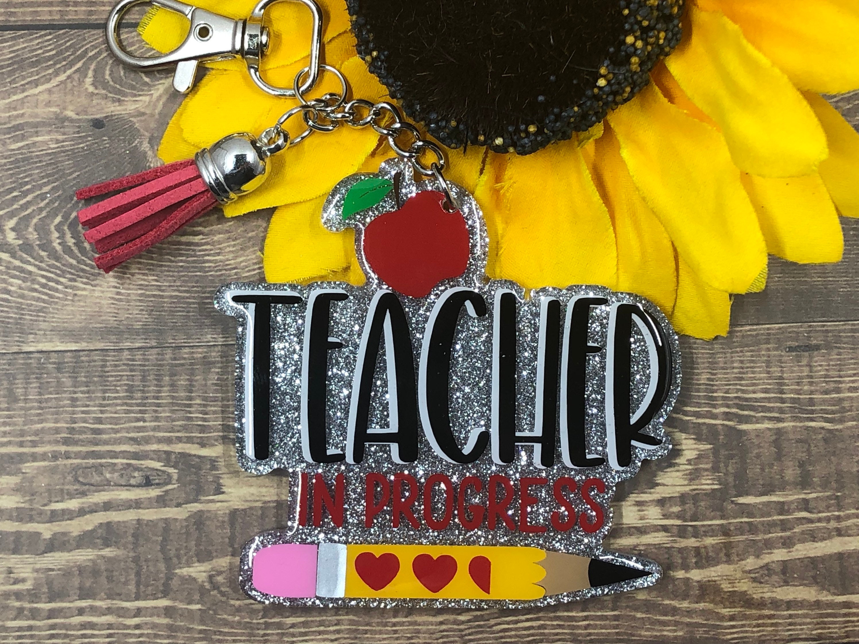 Teacher in Training Keychain Student Teacher Keychain | Etsy