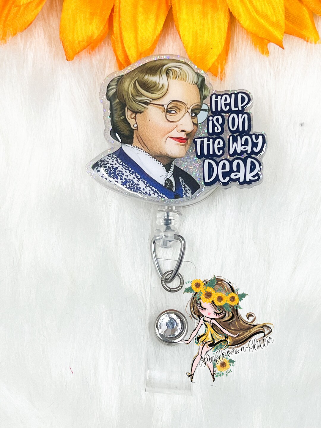 Help is on the Way Dear Badge Reel-doubtfire Badge Reel-humor/funny ...