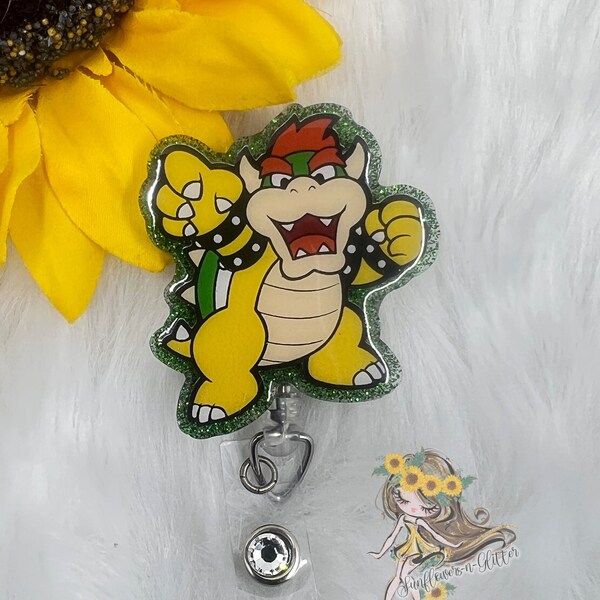 Bowser Badge Reel - Etsy