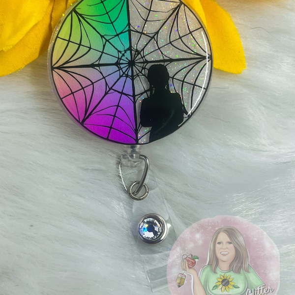 Wednesday Addams Badge - Etsy