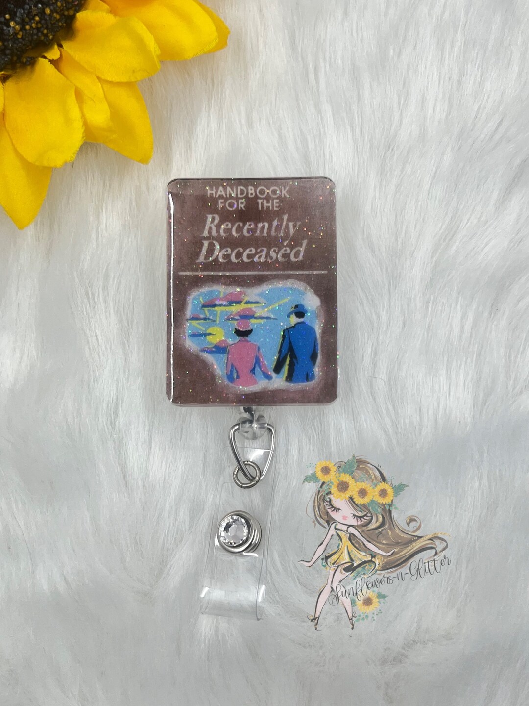 Handbook for the Recently Deceased Badge Reel Beetlejuice Badge Reel ...