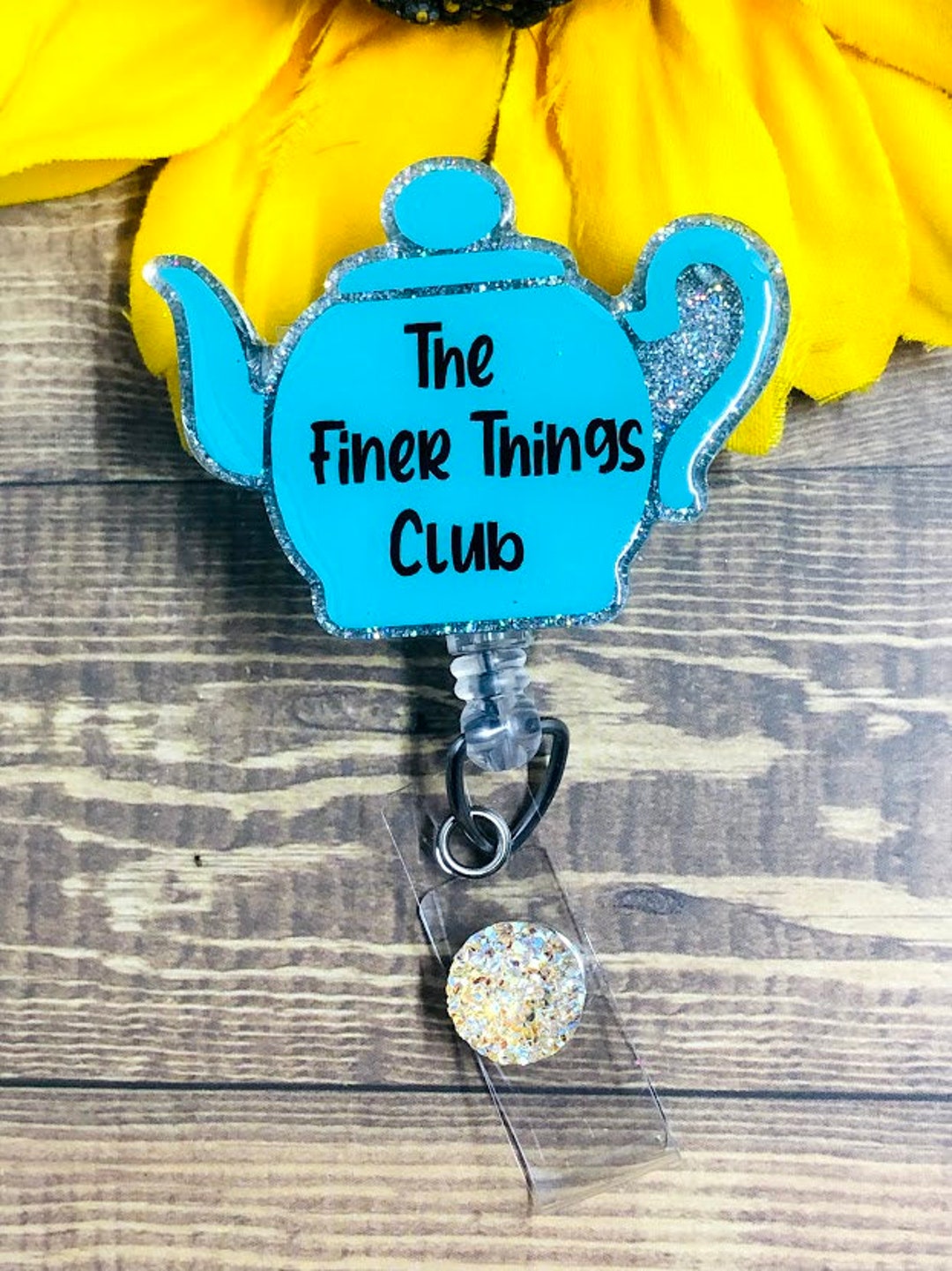 Finer Things Club Teapot badge Reel The Office Jim and Pam émission de ...