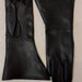 Men's Long Designer Black Genuine Leather Gloves Made With - Etsy
