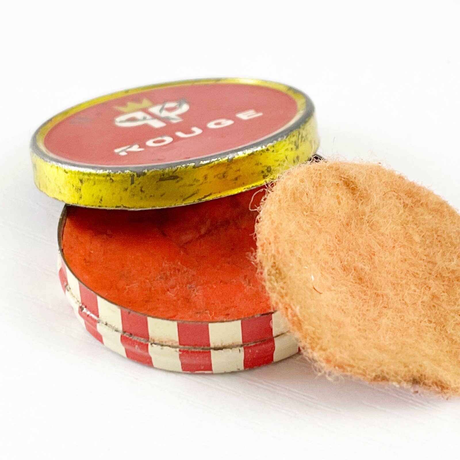 1930's Princess Pat Rouge Rare Small Tin Pot With Puff Vintage - Etsy