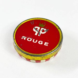 1930's Princess Pat Rouge Rare Small Tin Pot With Puff Vintage - Etsy