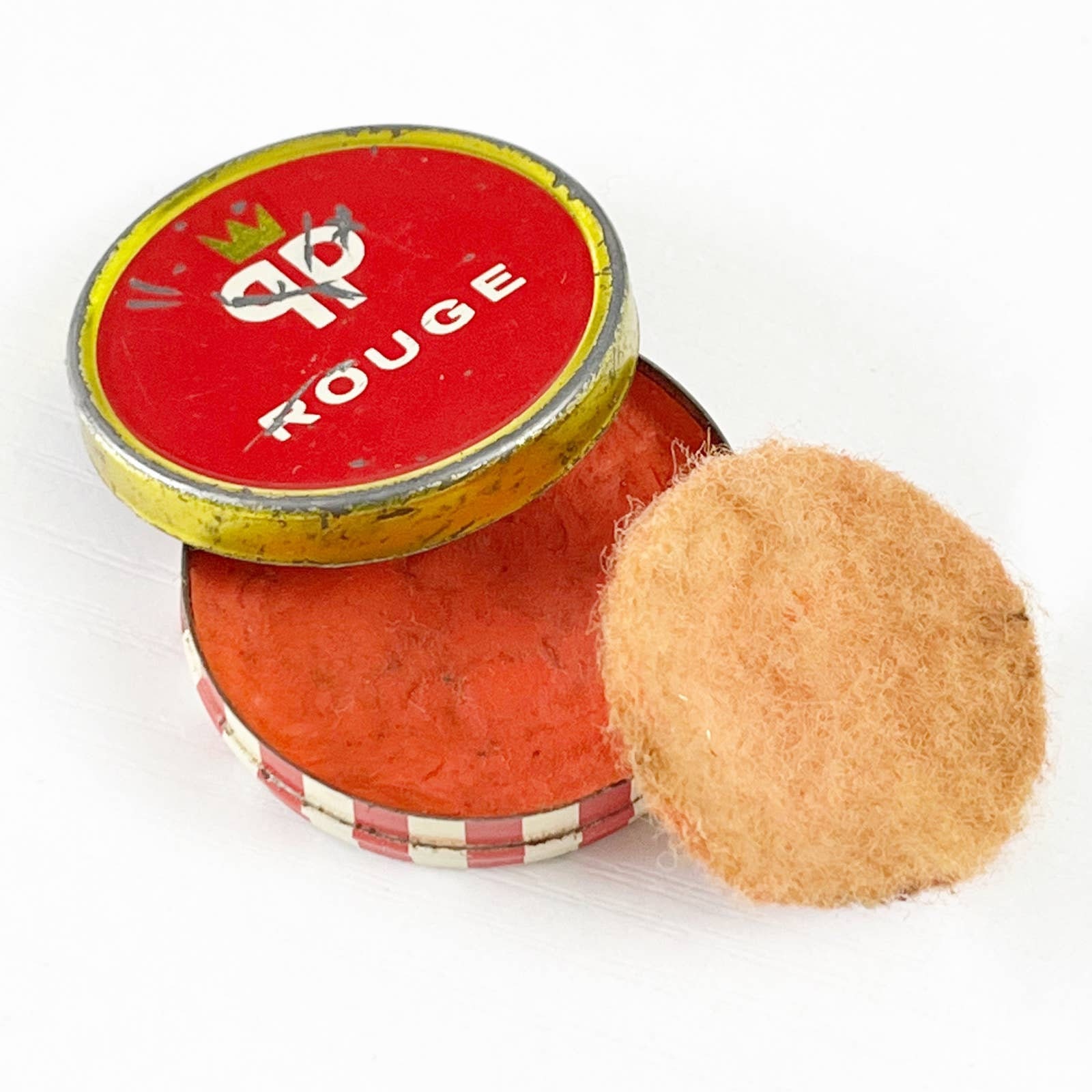 1930's Princess Pat Rouge Rare Small Tin Pot With Puff Vintage - Etsy