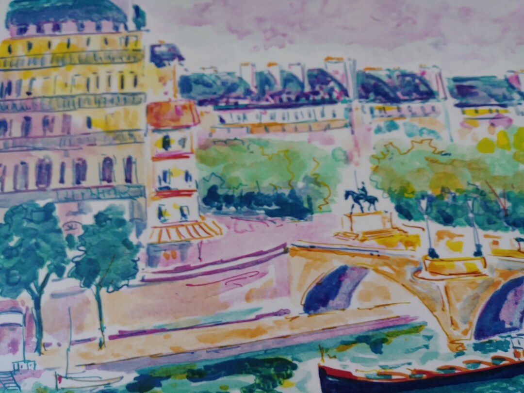 Signed Jean Claude Picot 10/250 Pont Neuf De Paris - Etsy