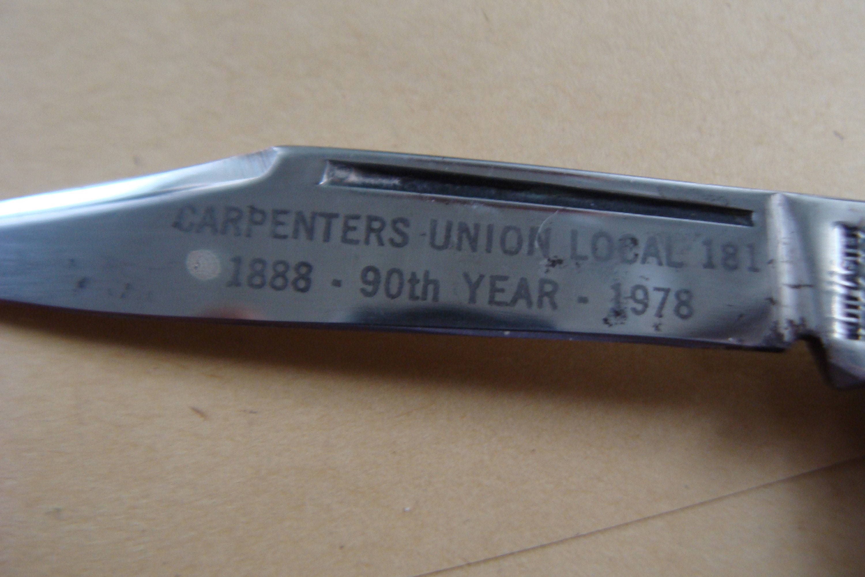 1978 Carpenters Union Unsharpened Kutmaster Knife - Etsy