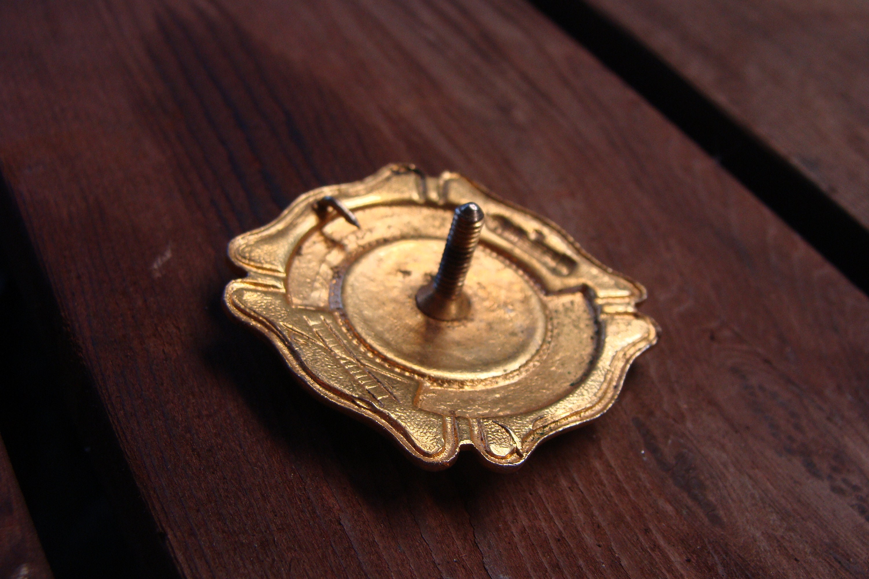 Manchester Fire Capt. Badge Vintage - Etsy