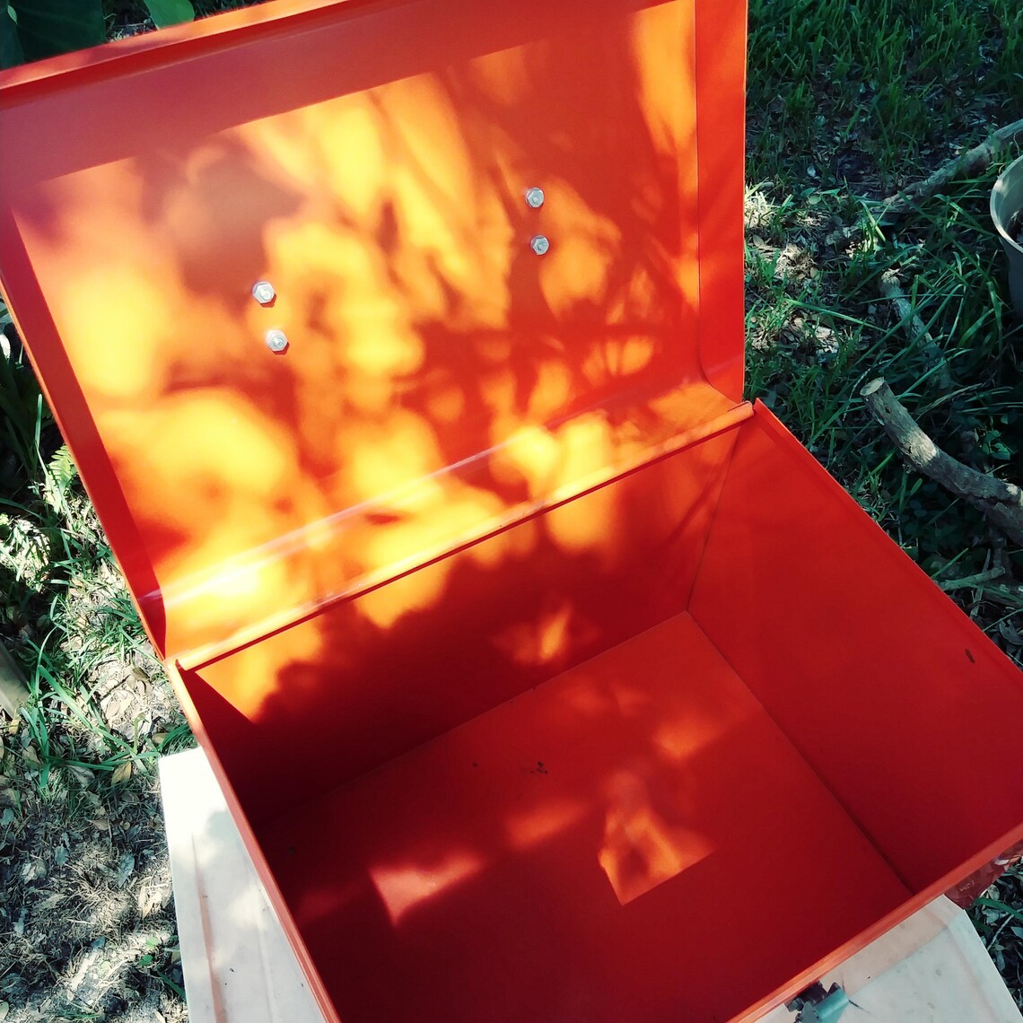 Tool Box Black and Decker Orange Metal - Etsy