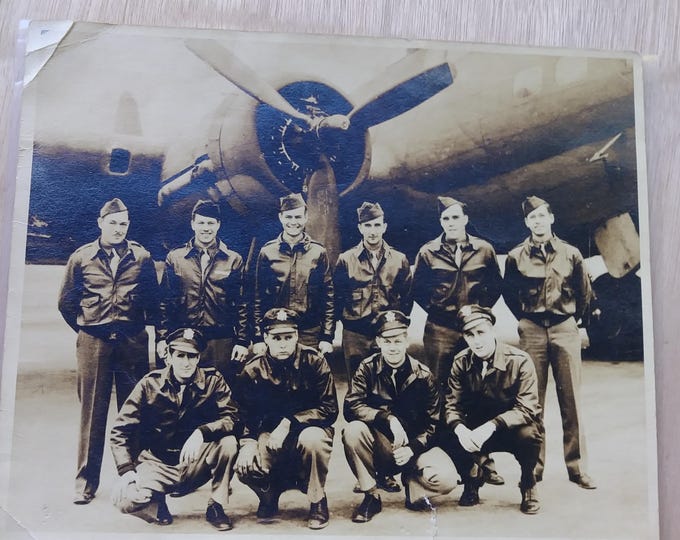 WW II 8th Air Force B17 Bomber and Crew - Etsy