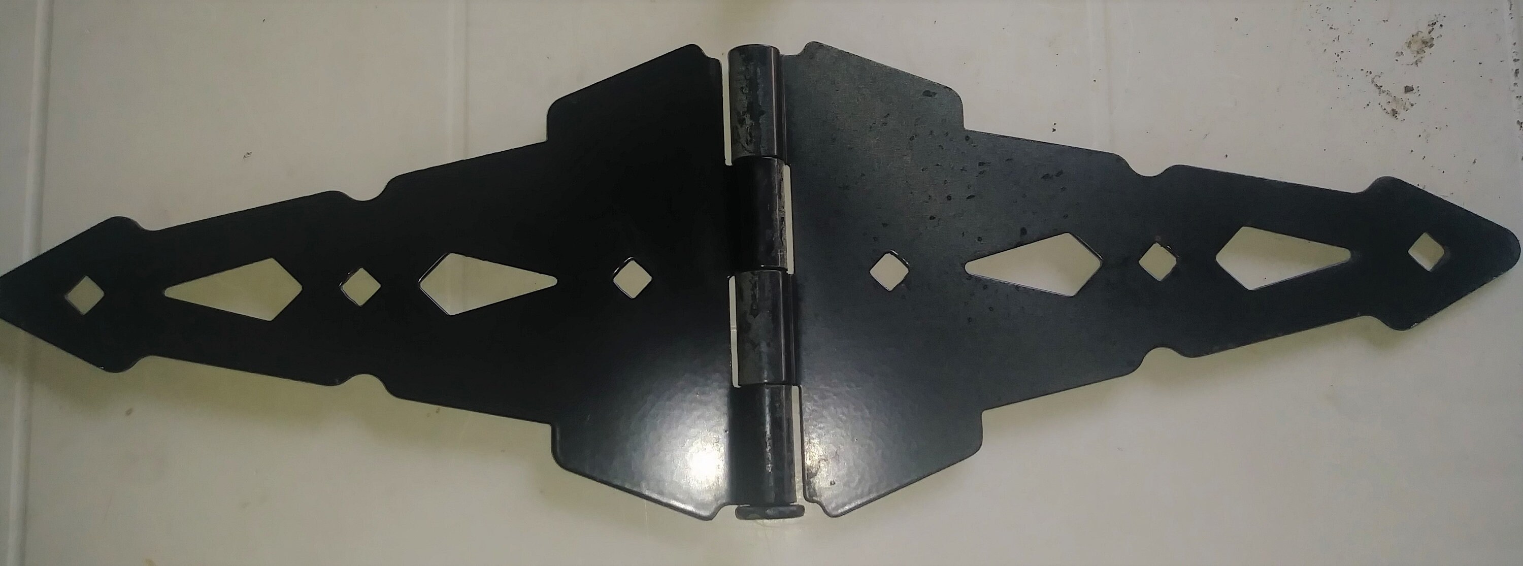 Antique Pair Cast Iron Strap Hinges - Etsy