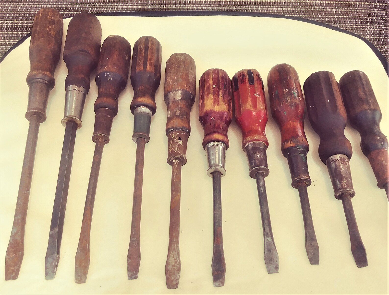 Antique Wood Handle Screwdrivers Lot of 10 - Etsy