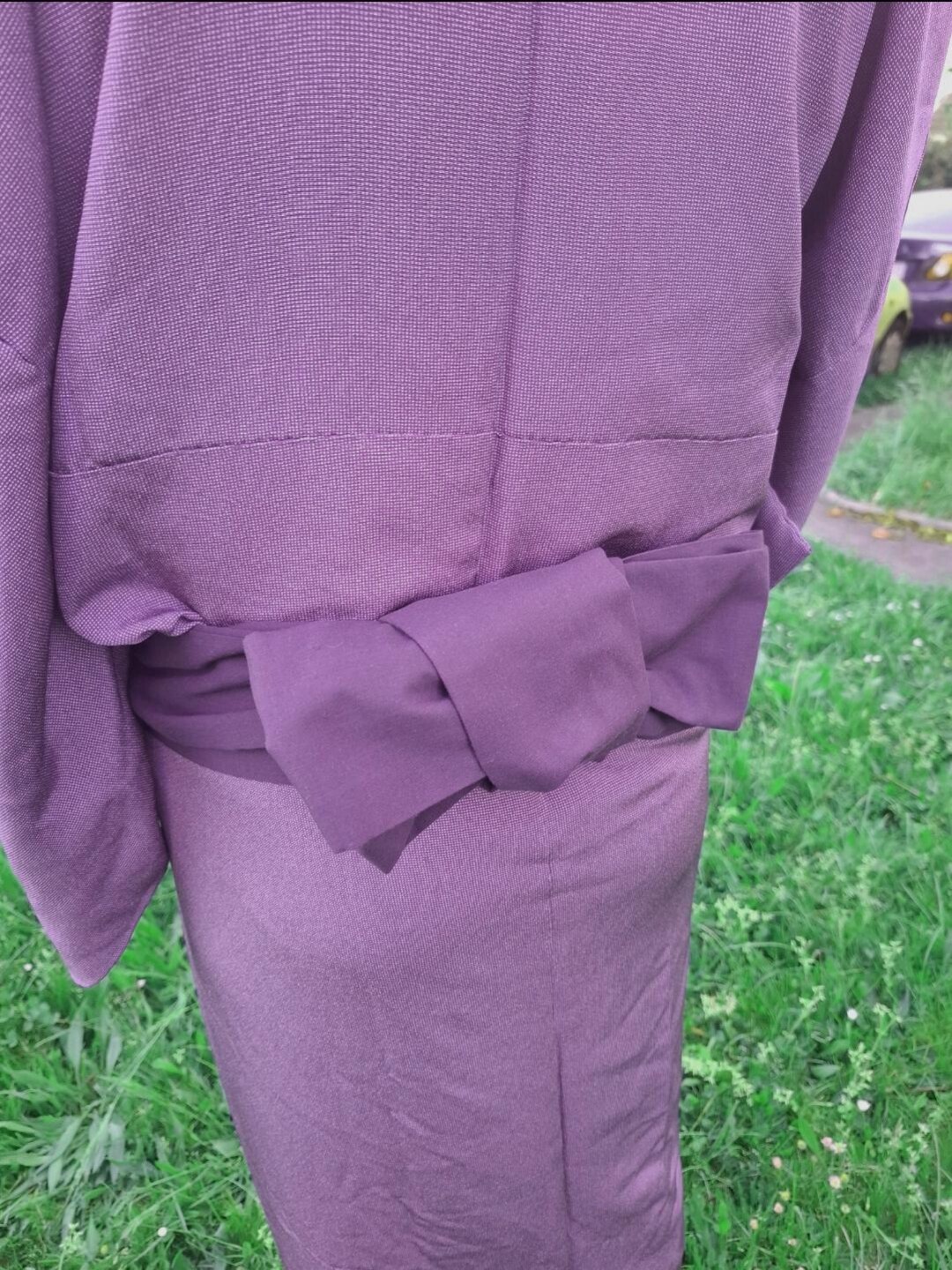 角帯 Purple Kaku Obi Belt: Mens Kimono Sash, Yukata Accessory - 5 Meter ...