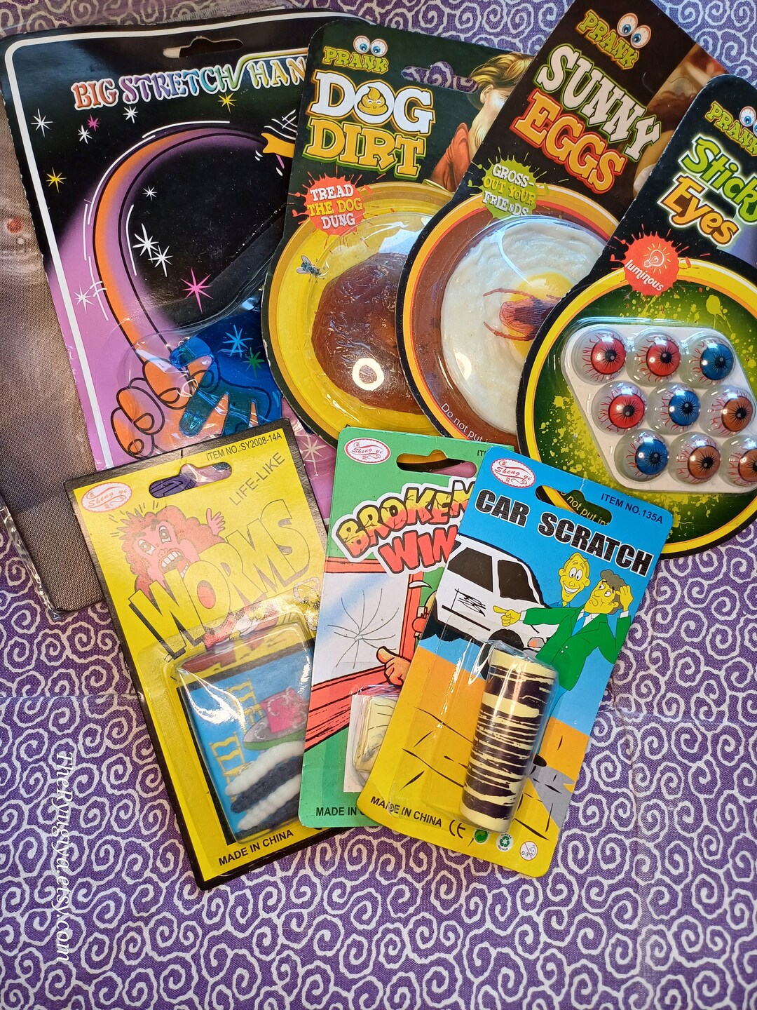9 Pieces Horror Style Prank Party Supplies, Use to Make Creepy Crafts ...
