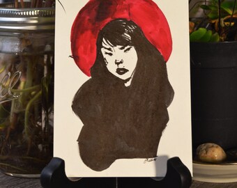 Blood Moon Illustration - Etsy