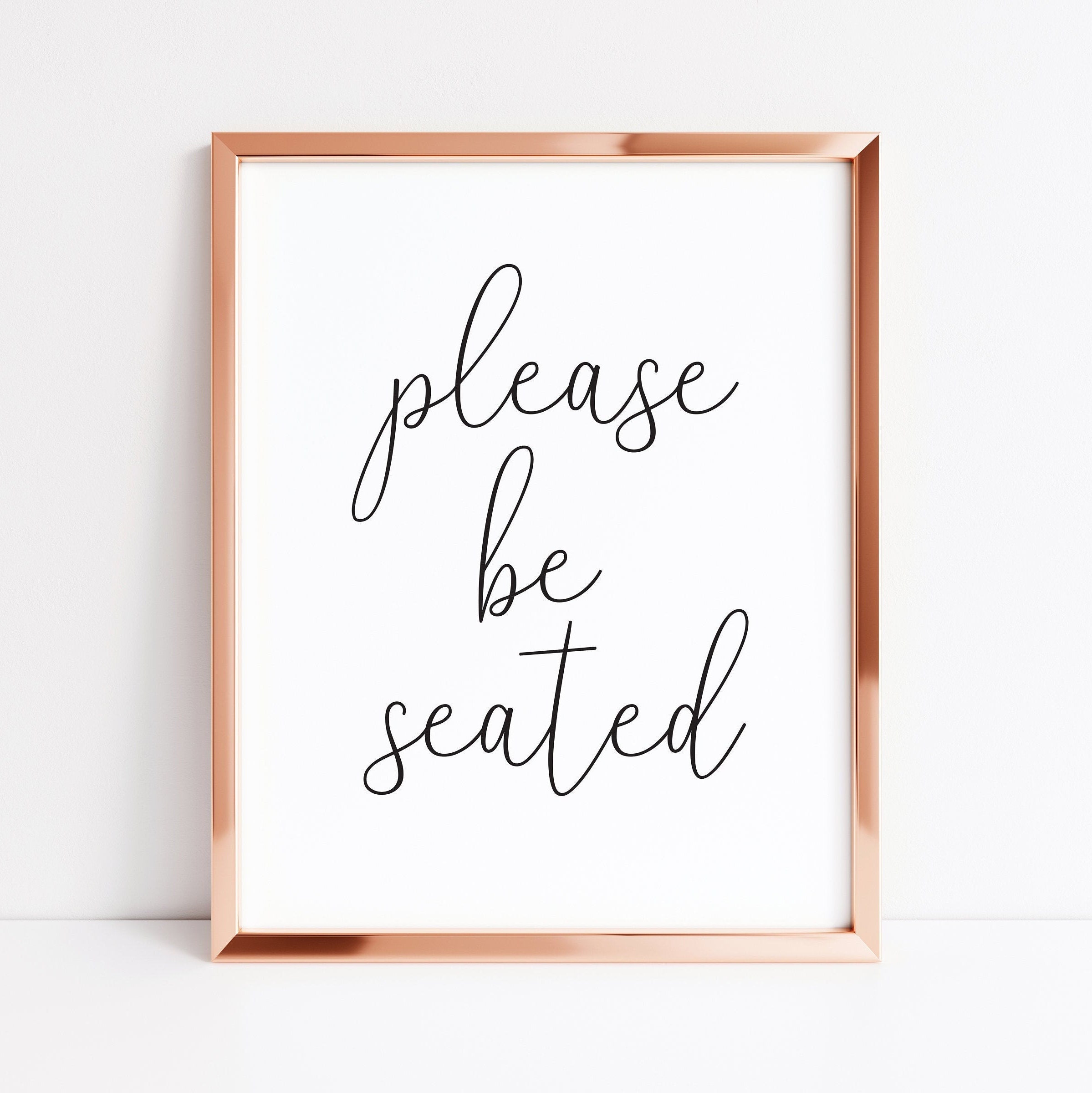 Please Be Seated Unframed Bathroom Print bathroom Decorfunny - Etsy UK