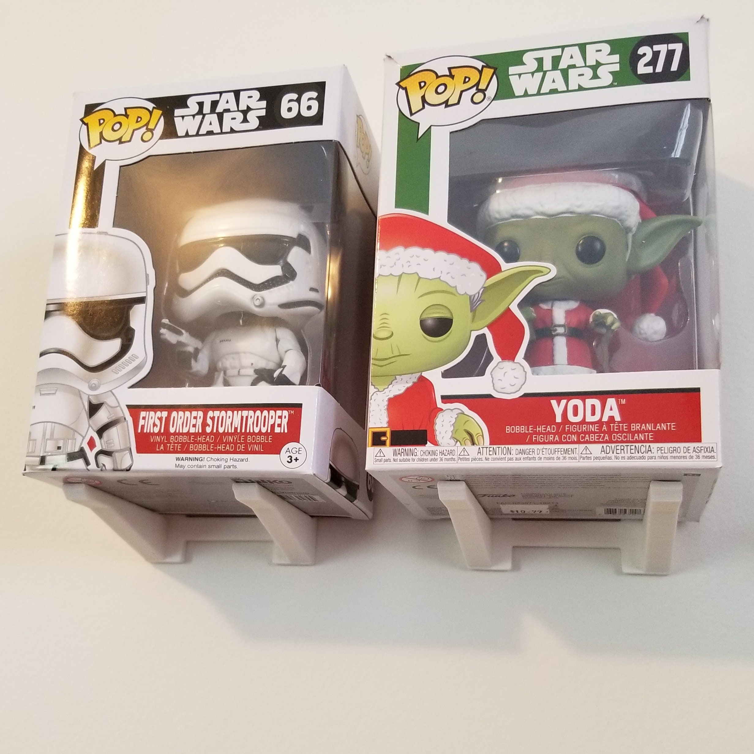 Two White Individual Funko Pop Display Shelf / Bracket for | Etsy