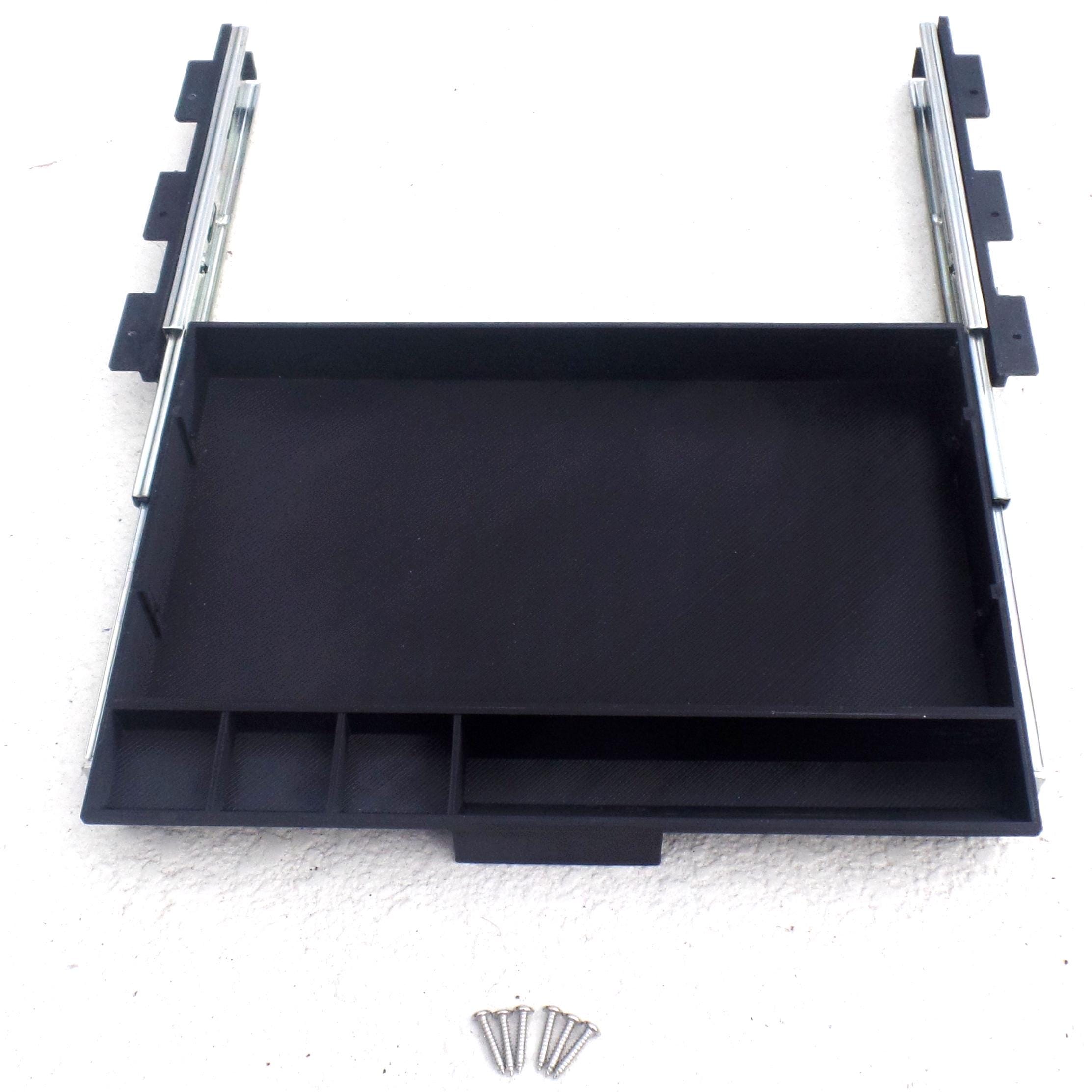 Large Under Desk Pencil Drawer Tray & Organizer With Ball Bearing ...