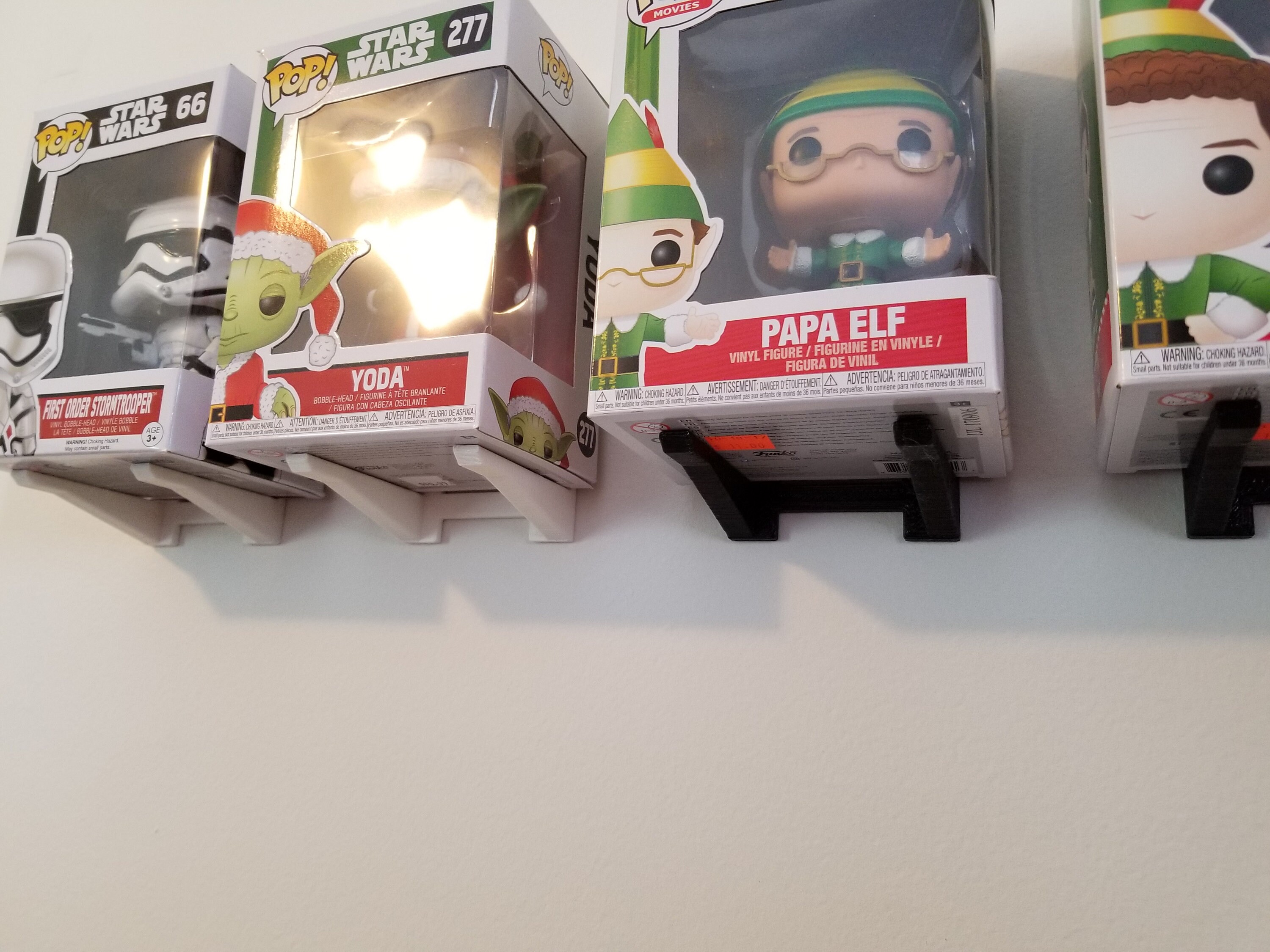 Two White Individual Funko Pop Display Shelf / Bracket for | Etsy