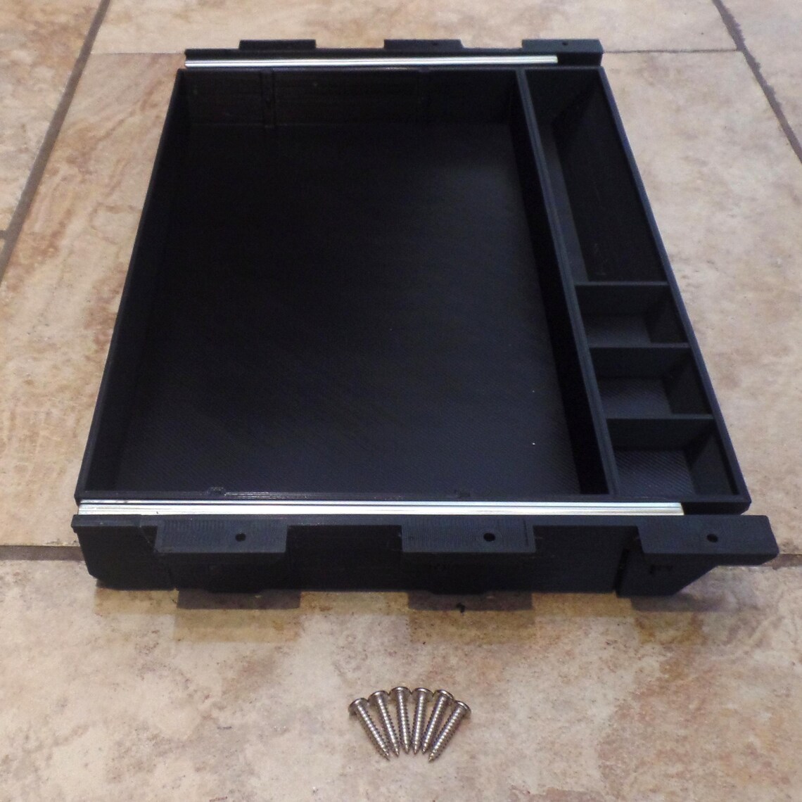Large Under Desk Pencil Drawer Tray & Organizer With Ball Bearing ...