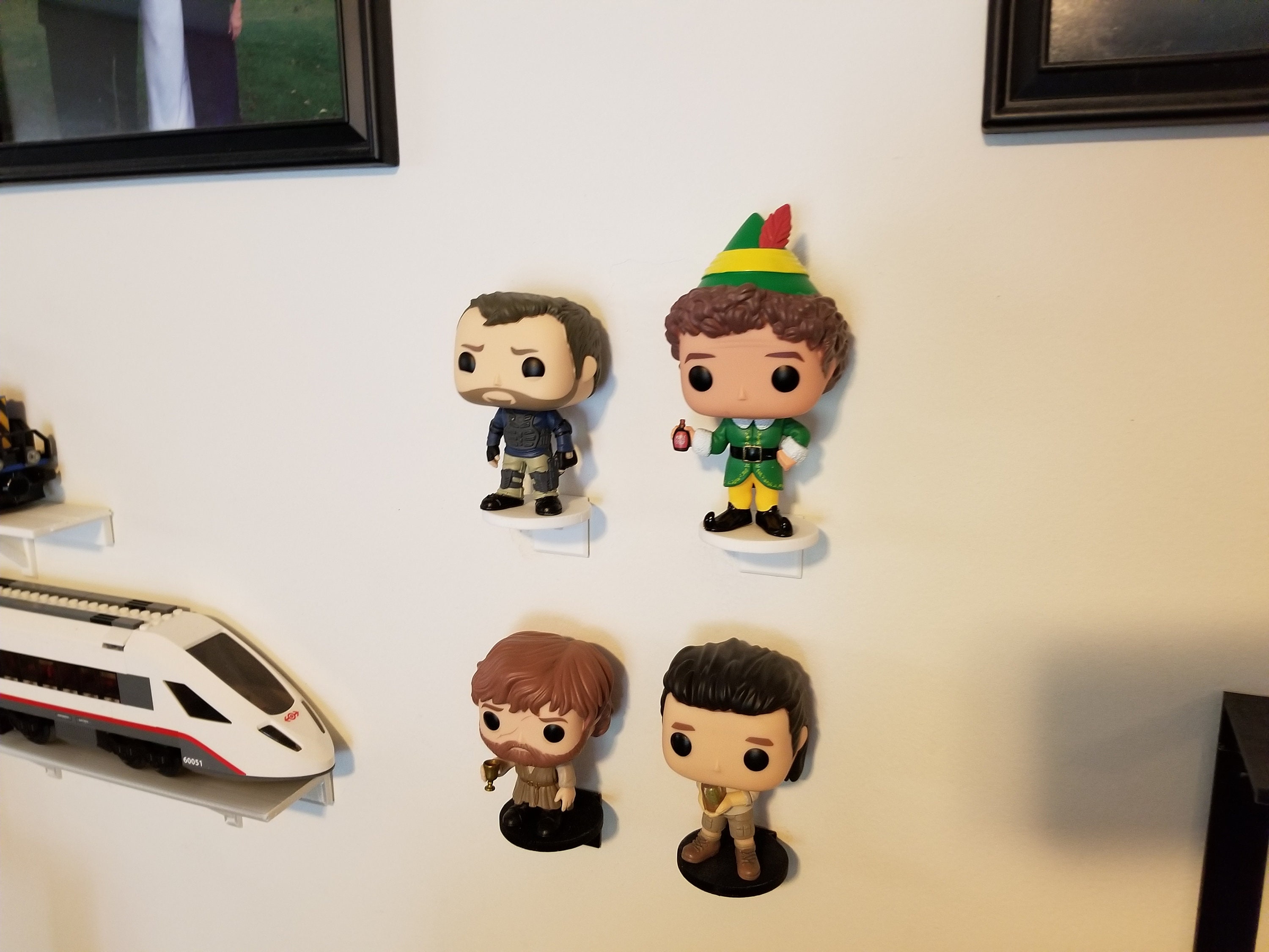 6 Pack Black 2 Dia Small Wall Display Shelves for - Etsy