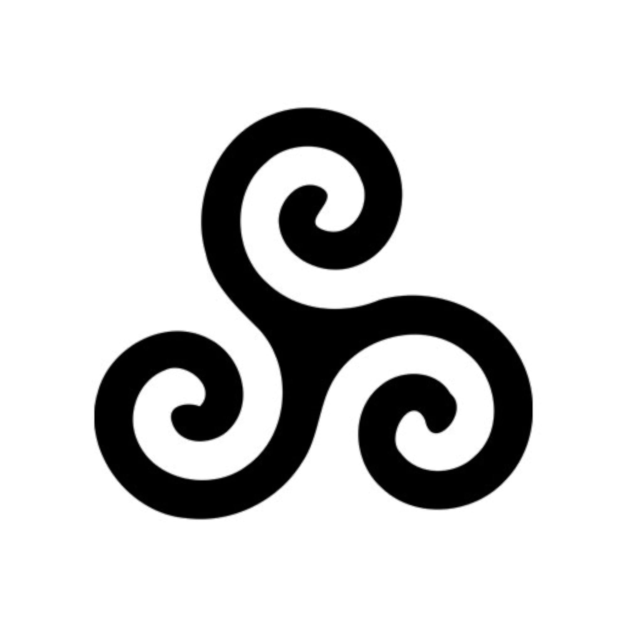 Triskele triskelion / Triskeles SVG File Symbol | Etsy
