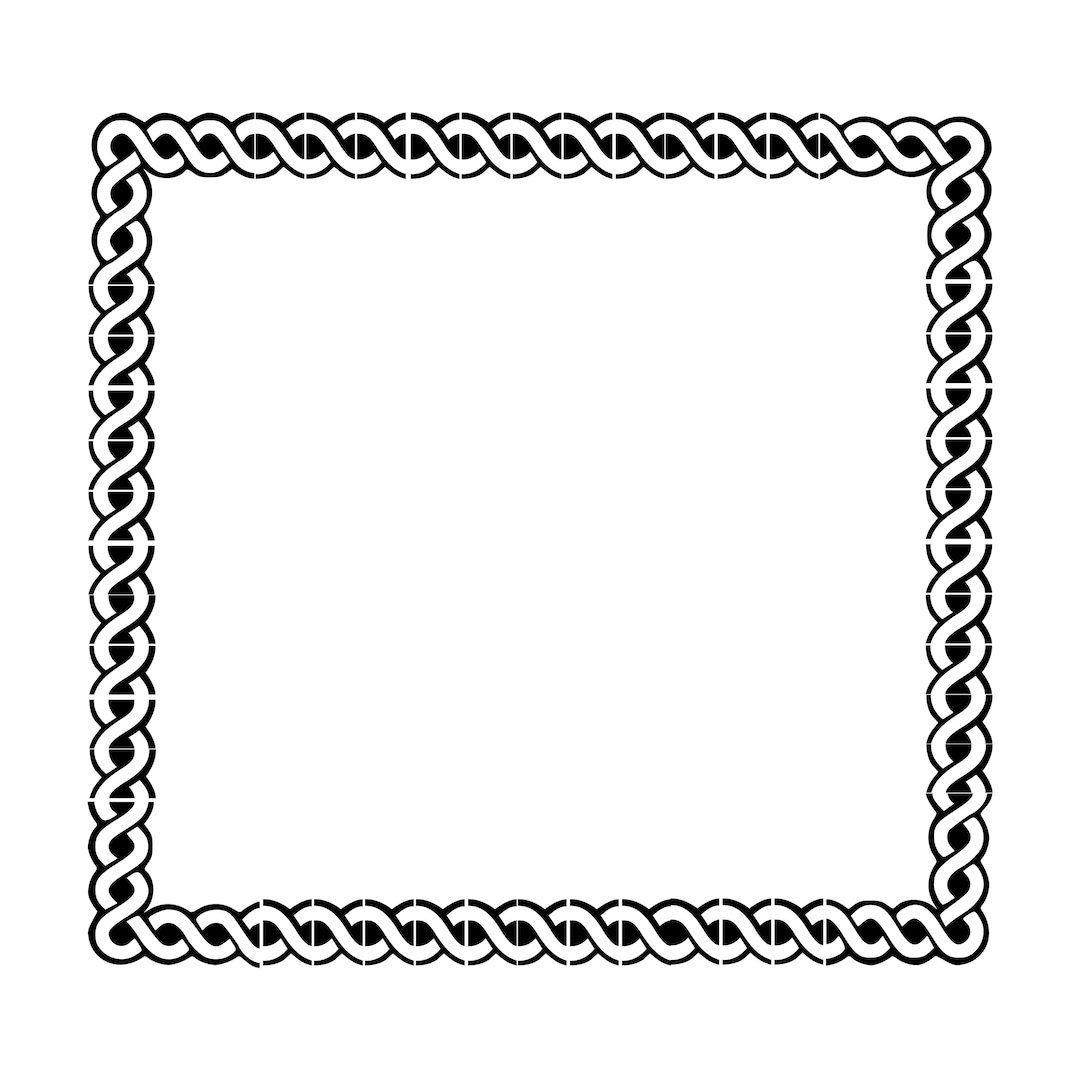 Celtic Frame / Border 3 - Includes Corners and Side Designs - Etsy
