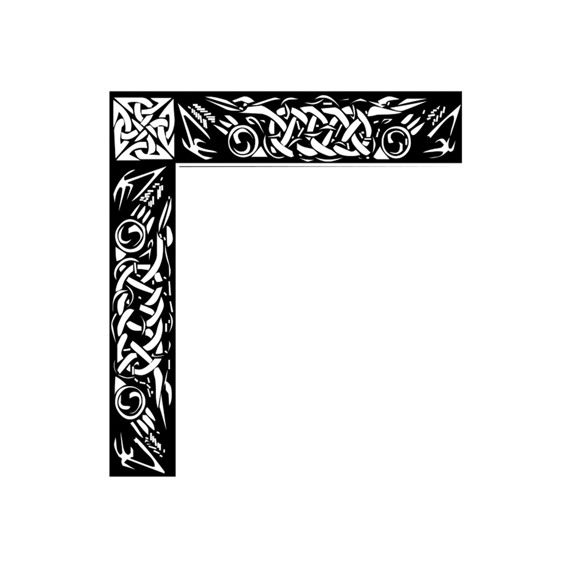 Celtic Corners 9 SVG Designs Create Your Own Borders - Etsy