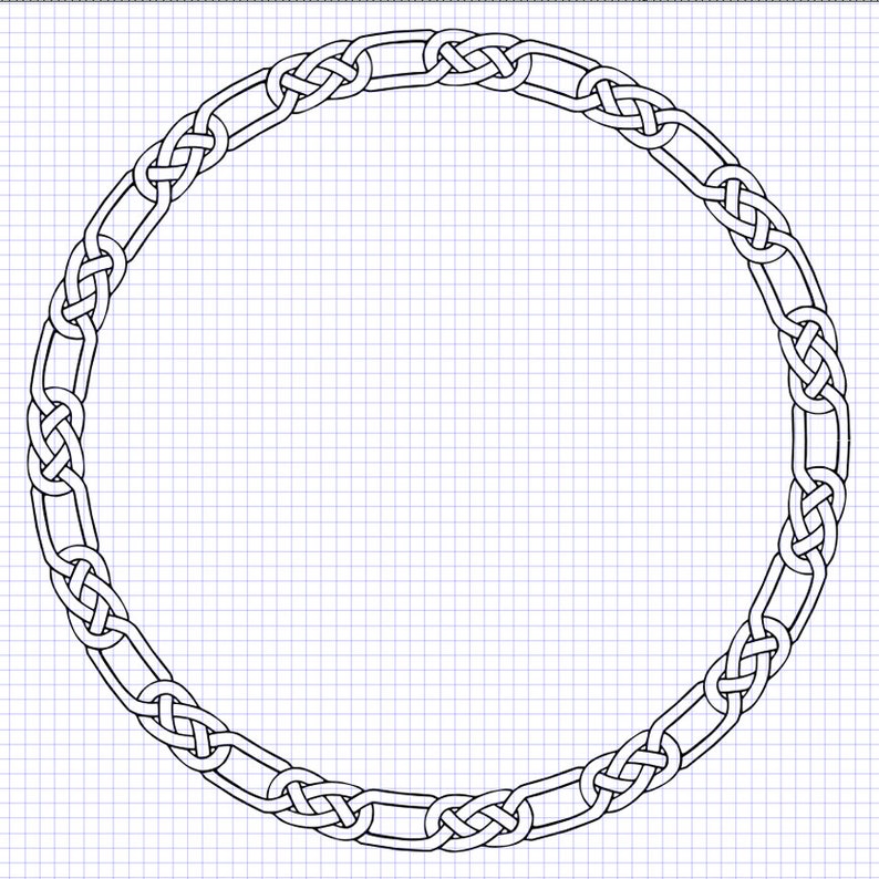 Celtic Circular Bands 6 SVG Designs - Etsy