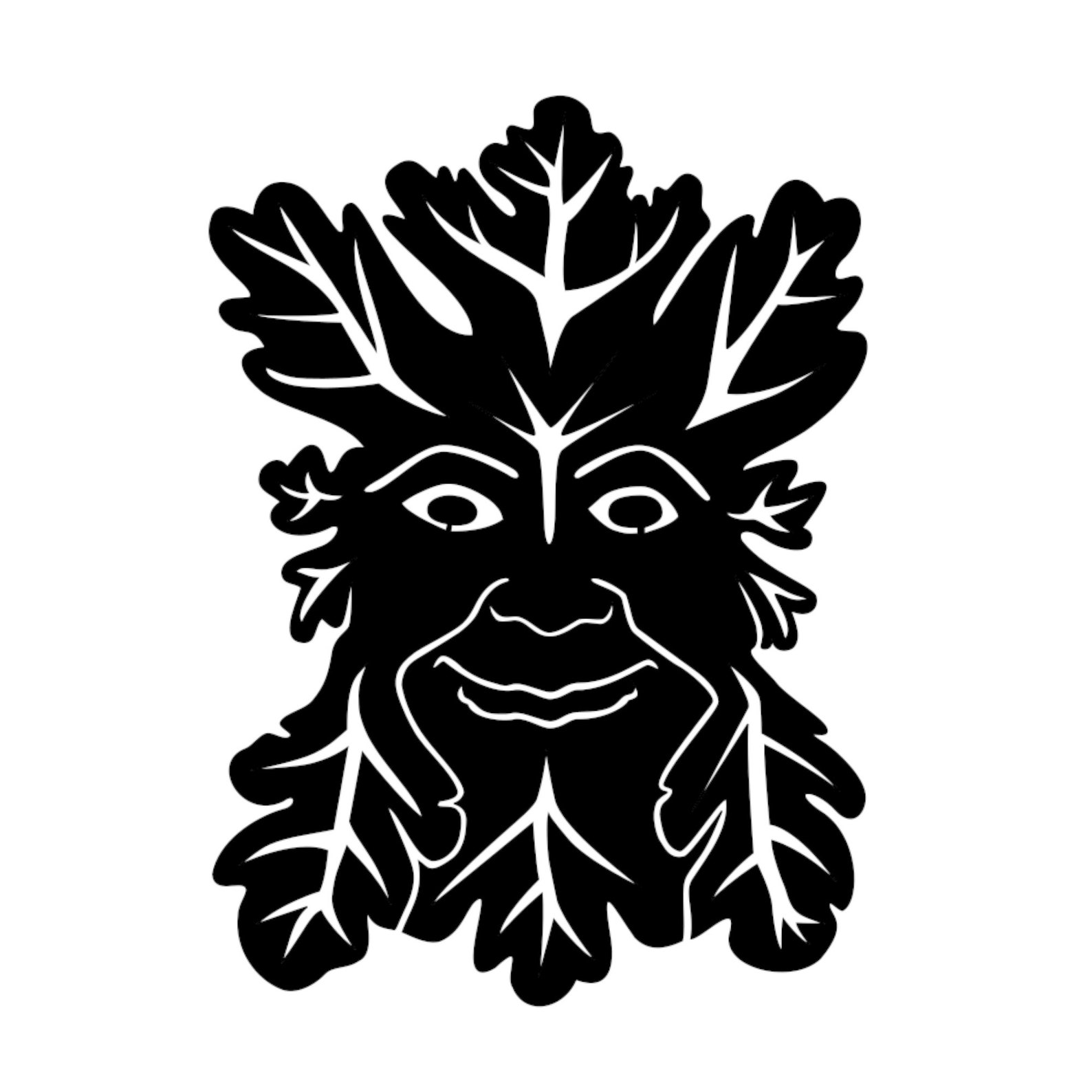Green Man Vector (SVG) - Etsy