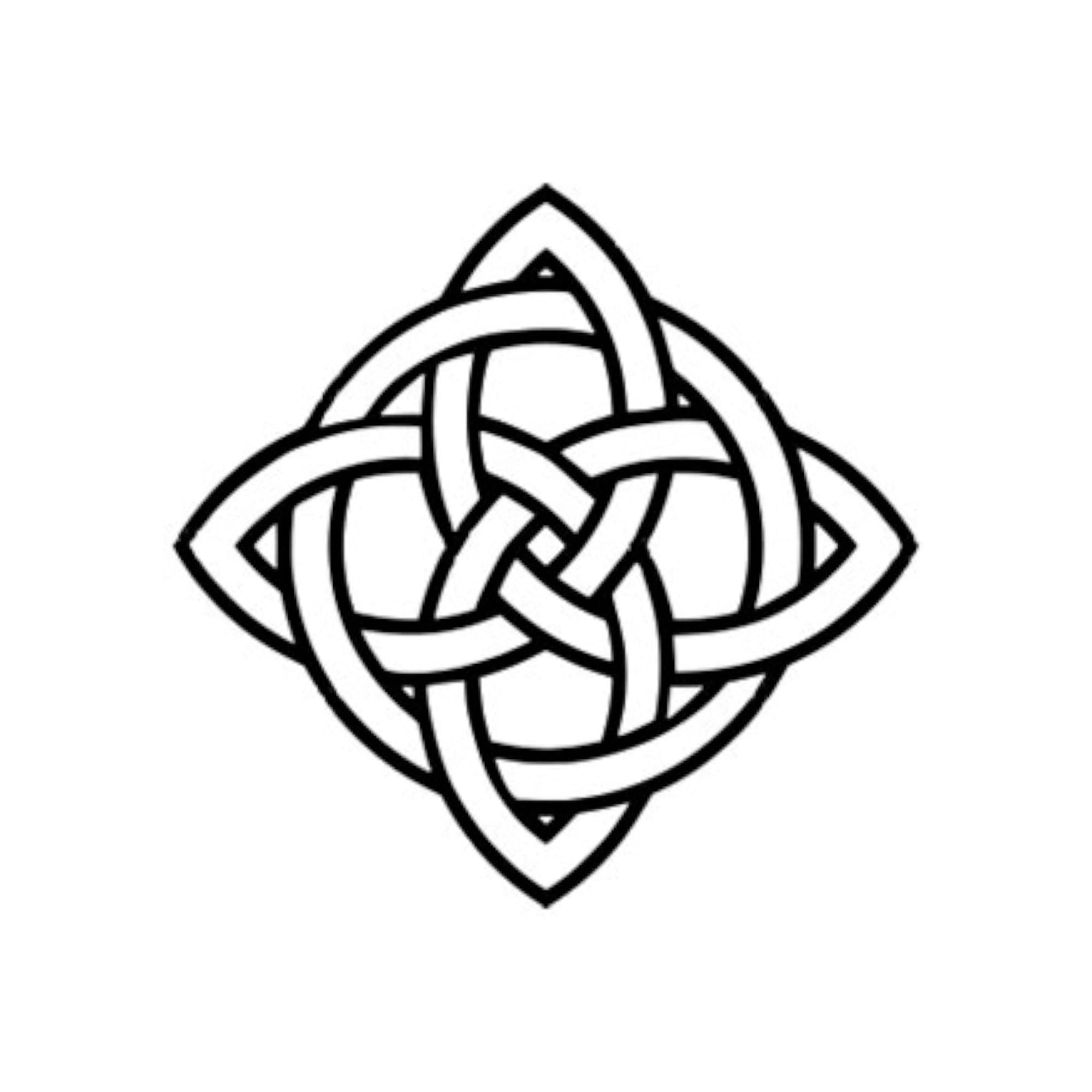Celtic Quad Closed Knot SVG File | Etsy