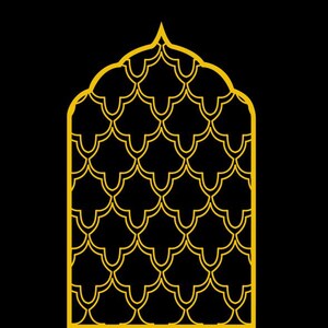 Arabic / Islamic Window Panels 2 - 6 SVG Designs - Etsy