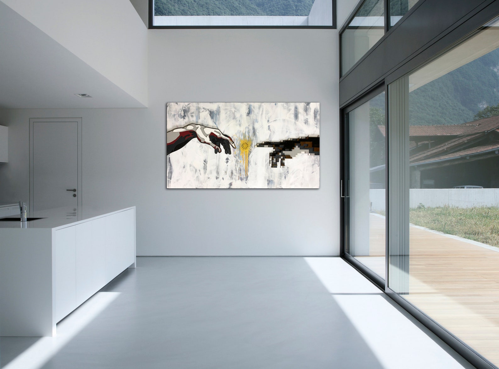 SOLD OUT 20/20 3D WOOD Art Creation of Adam Wall Art Large - Etsy