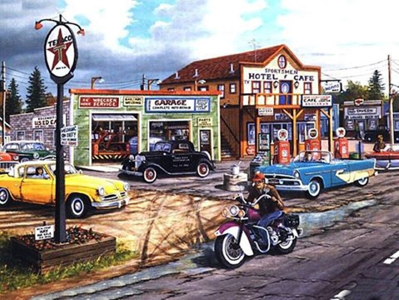 Small Town America. Photo for Digital Download Electronically Delivered ...