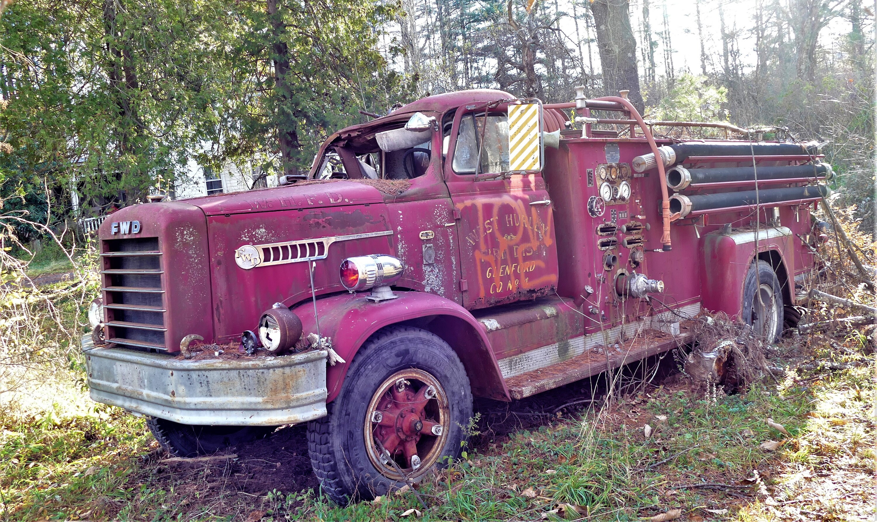 Abandoned Old West Hurley NY Fire Truck. Photo for Digital Download ...