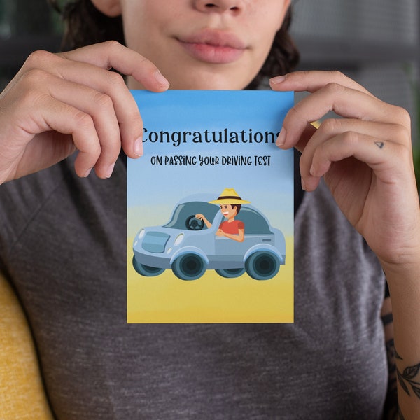 Card for New License - Etsy