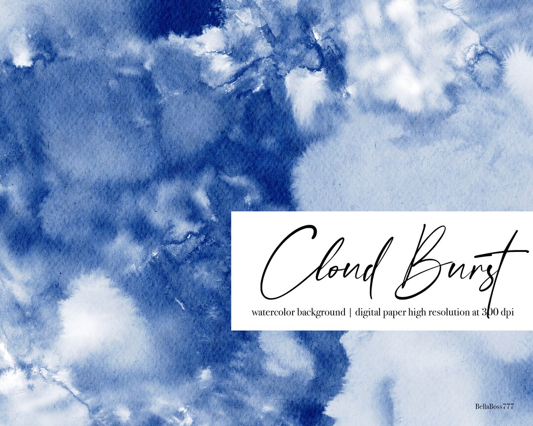 Watercolor Paper, Watercolor Background, Blue Background, Wedding ...