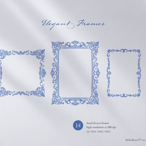 Fancy Picture Frame - Etsy