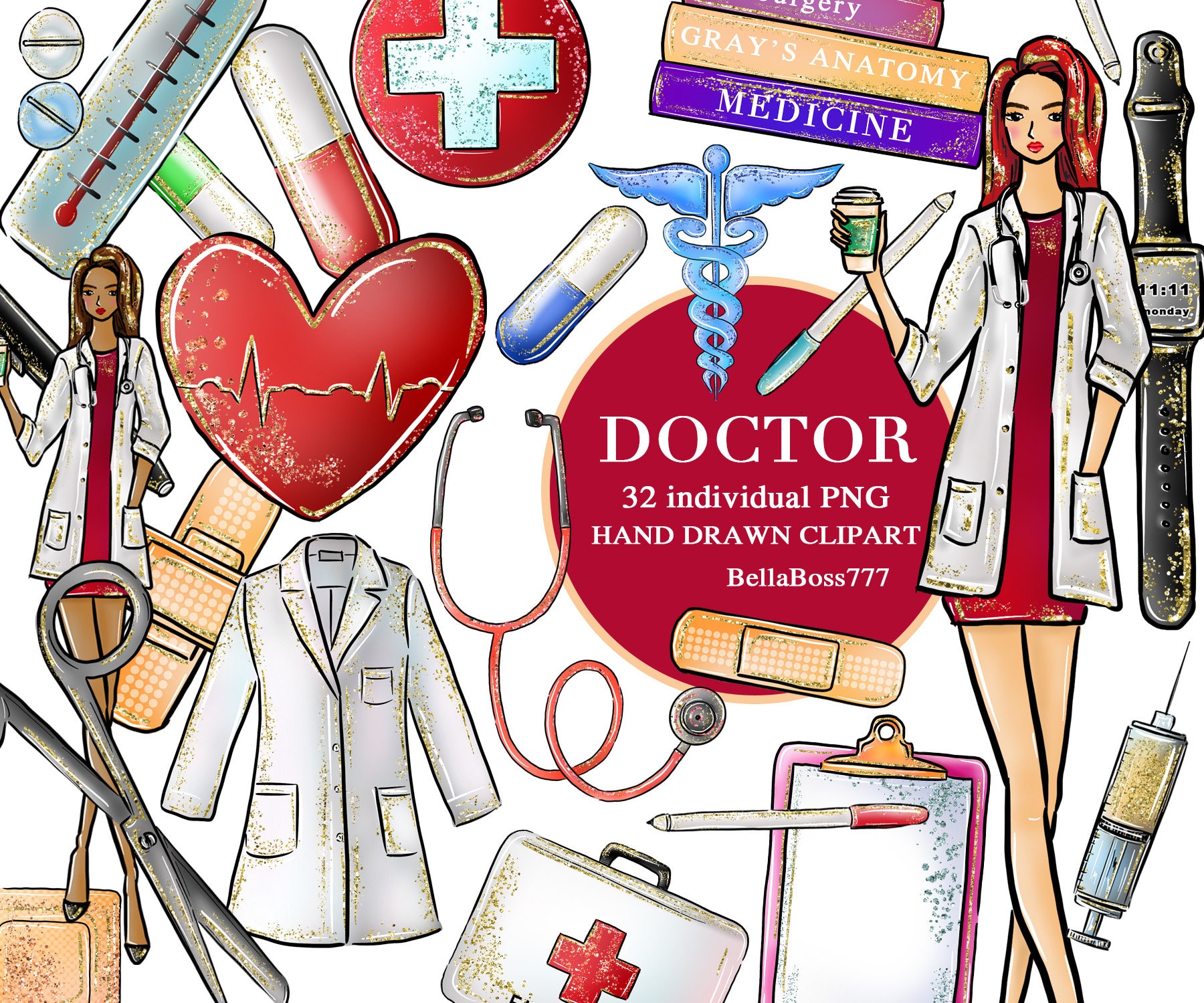Doctor Thermometer Clip Art