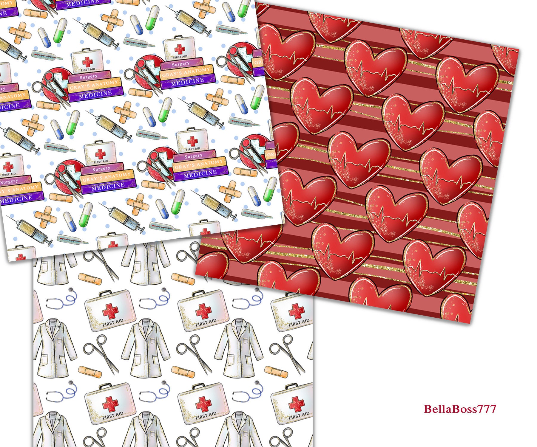 Doctor Clipart, Medical Sticker, Planner Girl Nurse Injection Heart ...