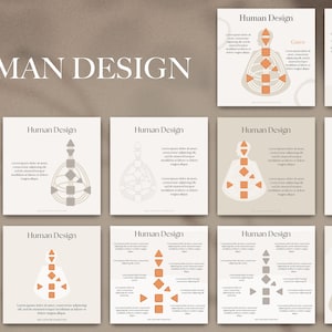 Human Design, Instagram Template, Bodygraph, Social Media Template ...
