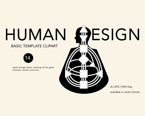 Human Design Template Bodygraph Chart HD Clipart Human - Etsy Australia