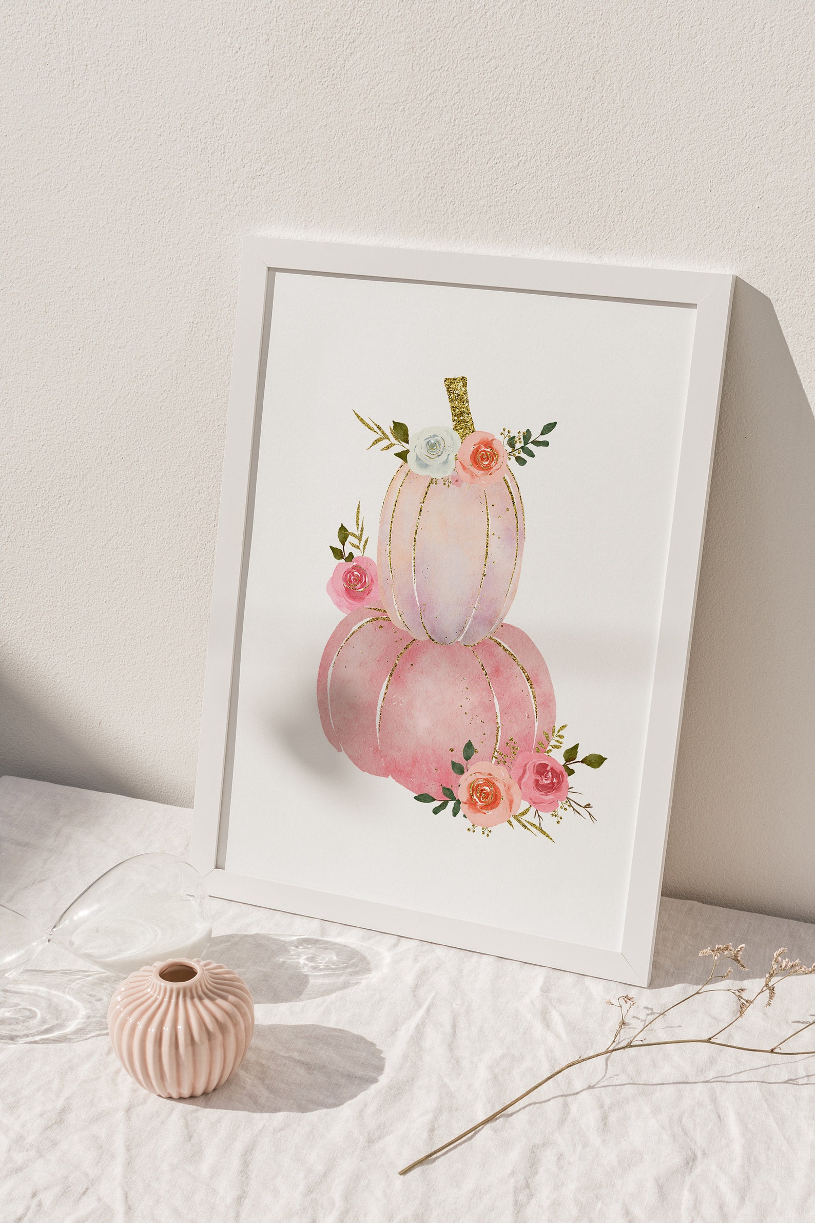 Pink Pumpkin Clipart Pastel Pumpkins Autumn Clipart - Etsy