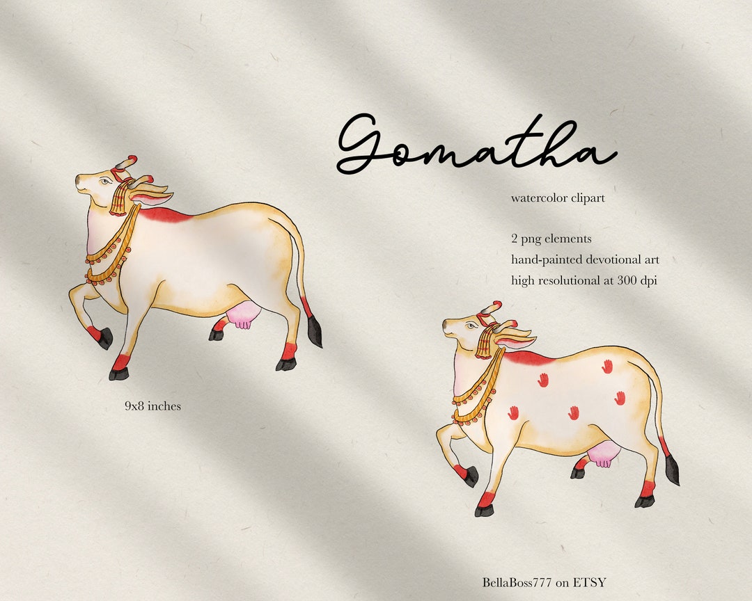 Gomatha Clipart, Kamadhenu, Indian Cow Clipart, Hindu God, Indian ...